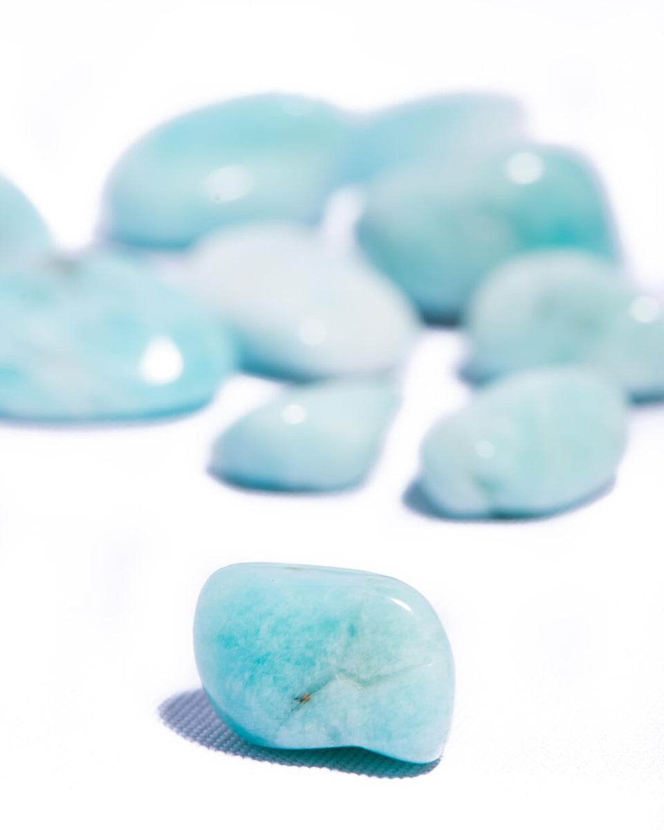 Tumbled Amazonite | Amazonite Tumbled Stone | Open Eye Crystals – Open ...