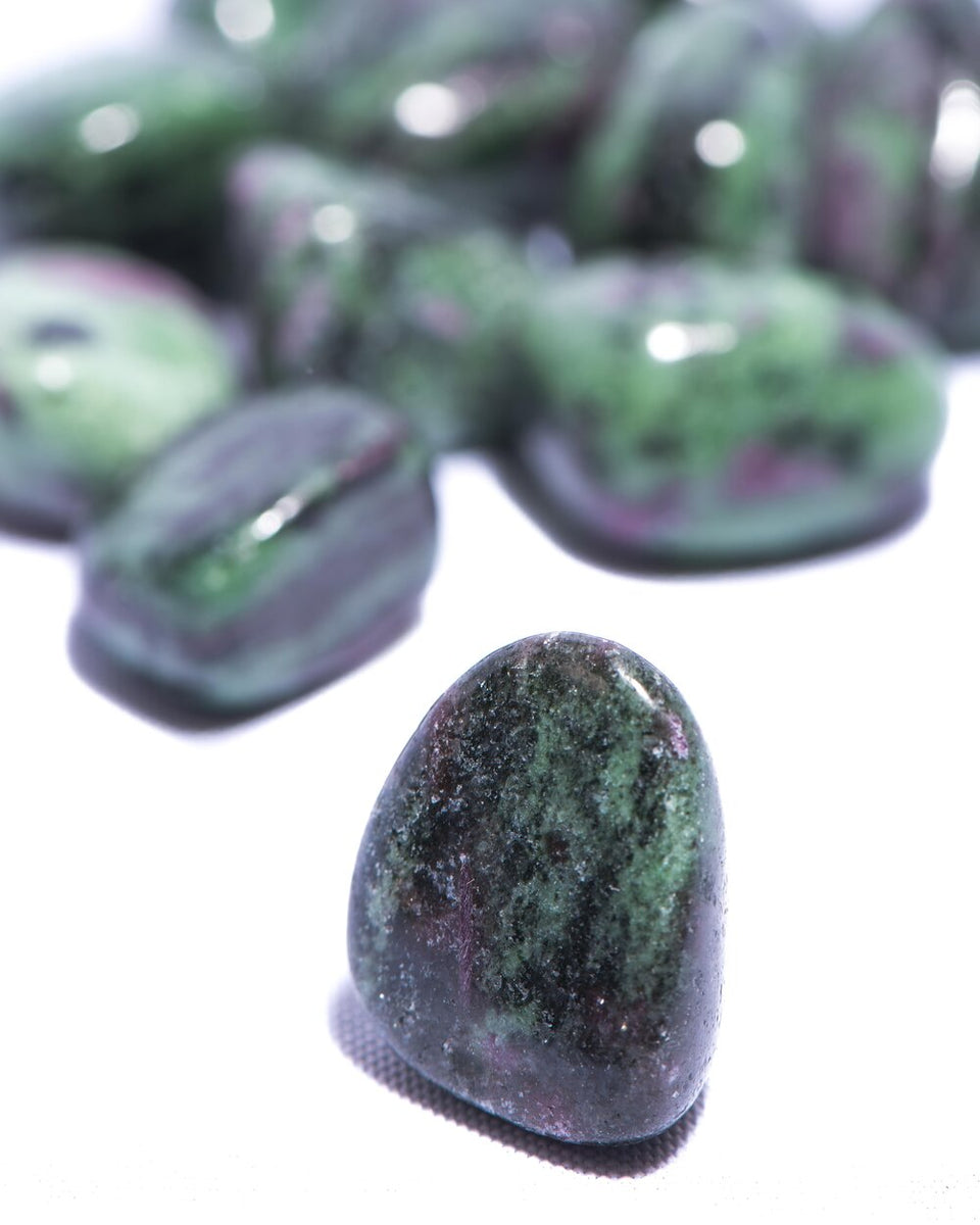 Ruby Zoisite Tumbled – Open Eye Crystals